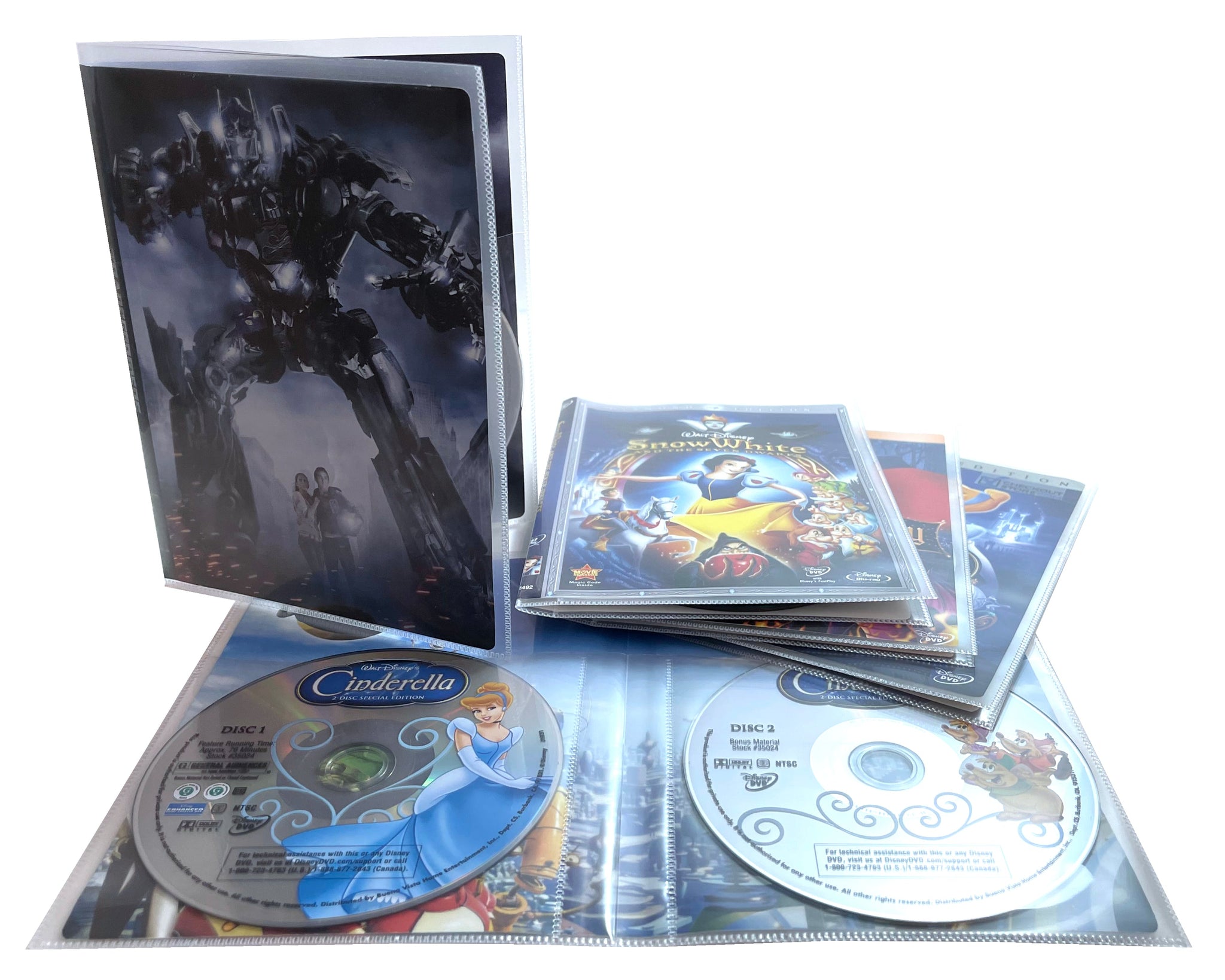 CheckOutStore Clear 2 Disc CPP Full Cover Sleeve & DVD Booklet ...