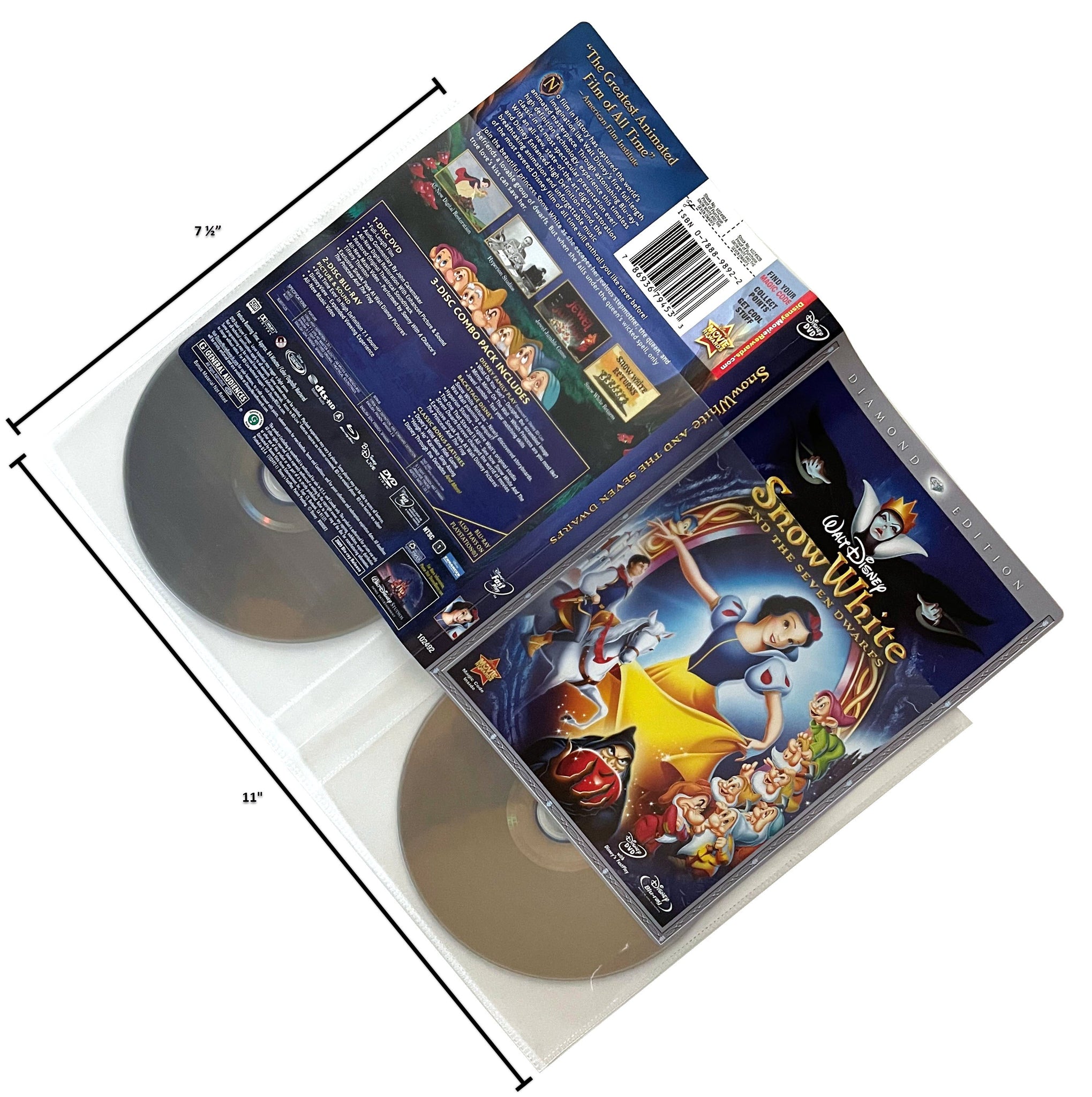 CheckOutStore Clear 2 Disc CPP Full Cover Sleeve & DVD Booklet ...