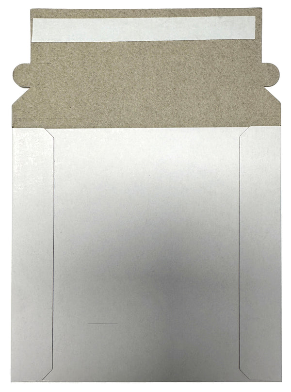 CD/DVD White Self Seal Mailers Flat Cardboard Mailers with Flap (5.25 ...