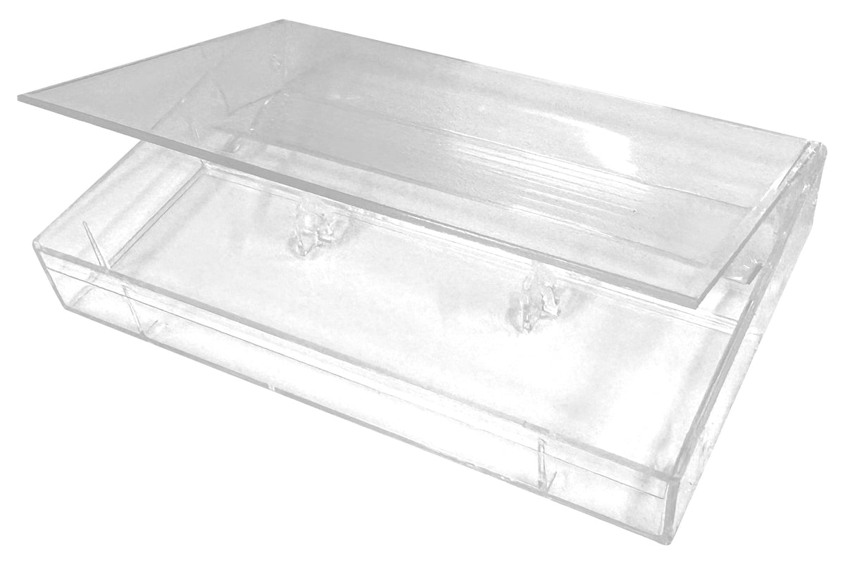 Clear Audio Cassette Tape Case Storage Box – CheckOutStore.com