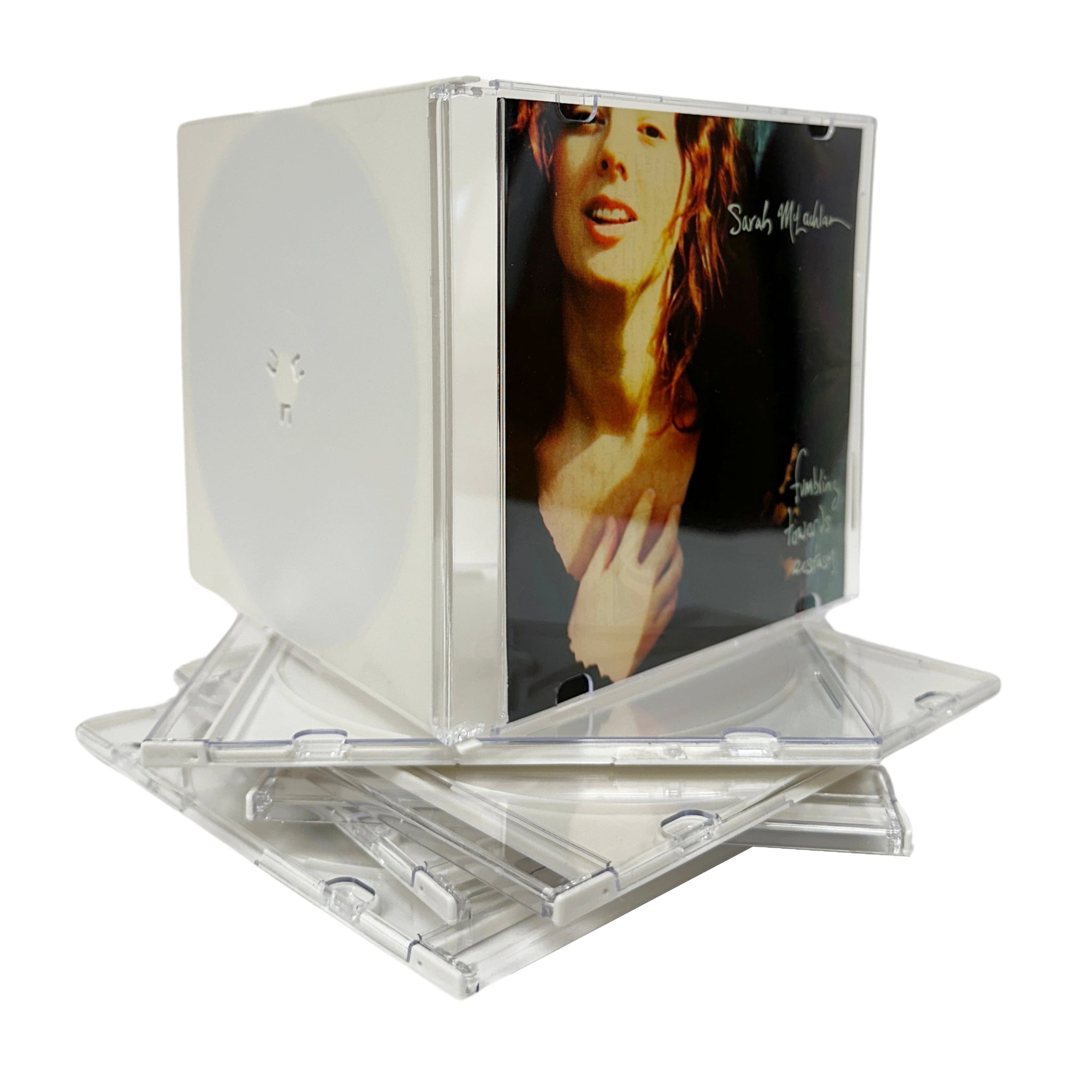 SLIM WHITE Color CD Jewel Cases – CheckOutStore.com
