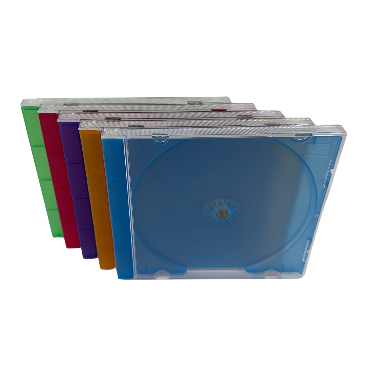 STANDARD Assorted Frosted Clear Color Tray CD Jewel Case ...