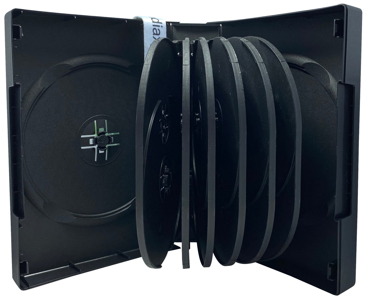Black 14 Disc DVD Cases – CheckOutStore.com