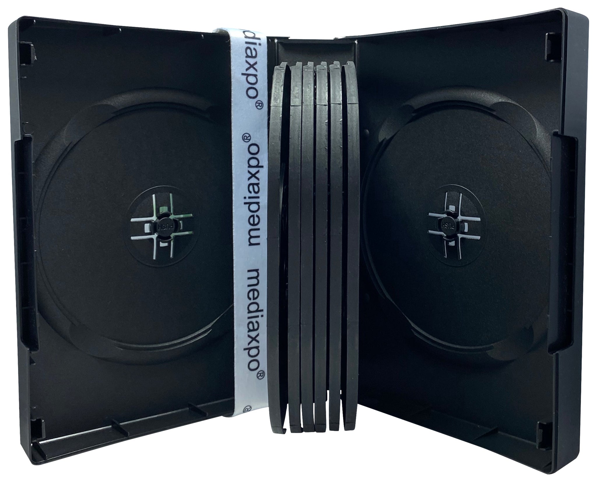 Black 14 Disc DVD Cases – CheckOutStore.com