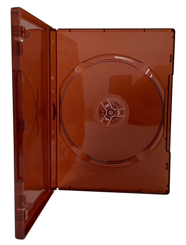 STANDARD Clear Burgundy Red Color Single DVD Cases – CheckOutStore.com