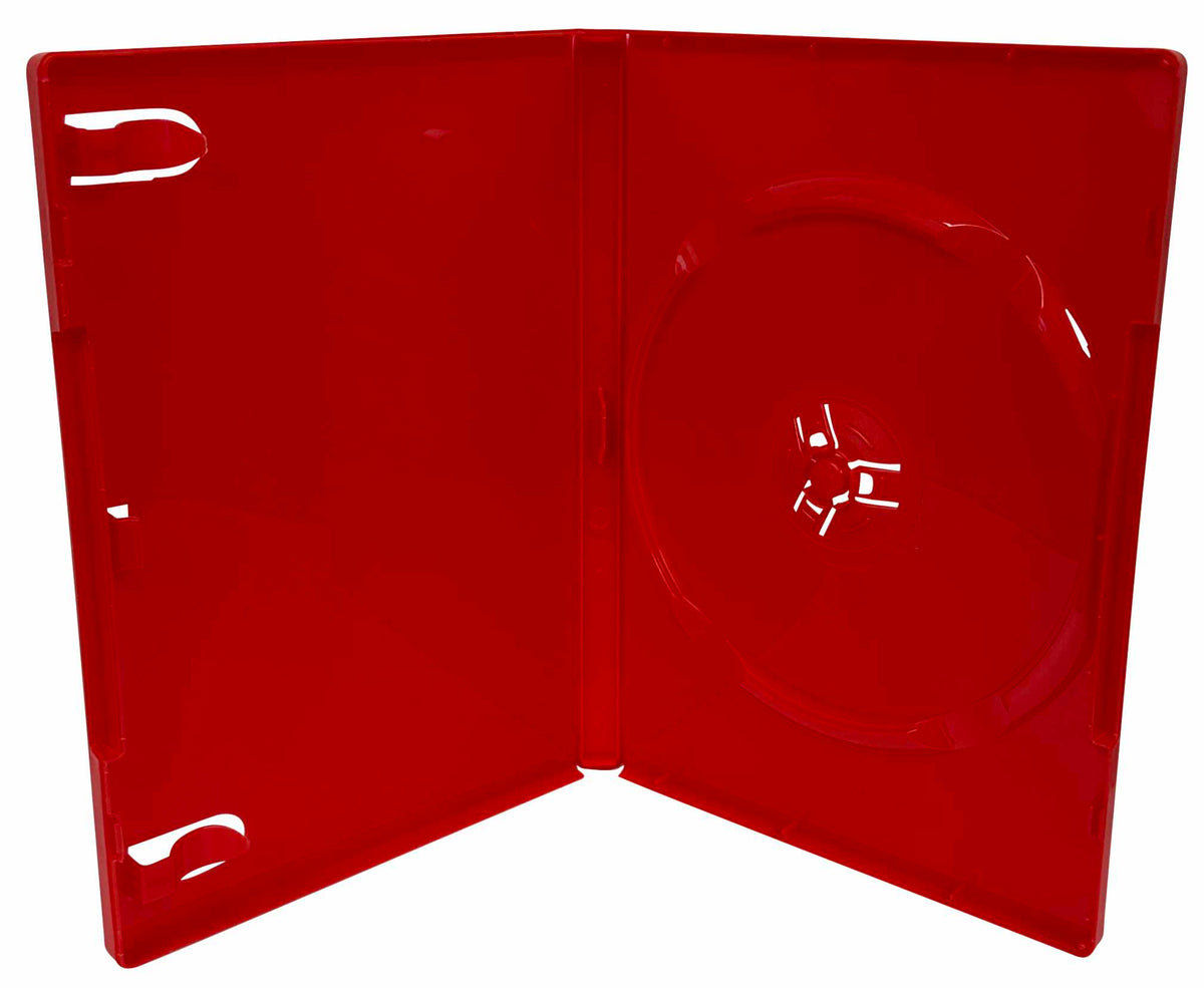 STANDARD Solid Glossy Red Color Single DVD Cases – CheckOutStore.com