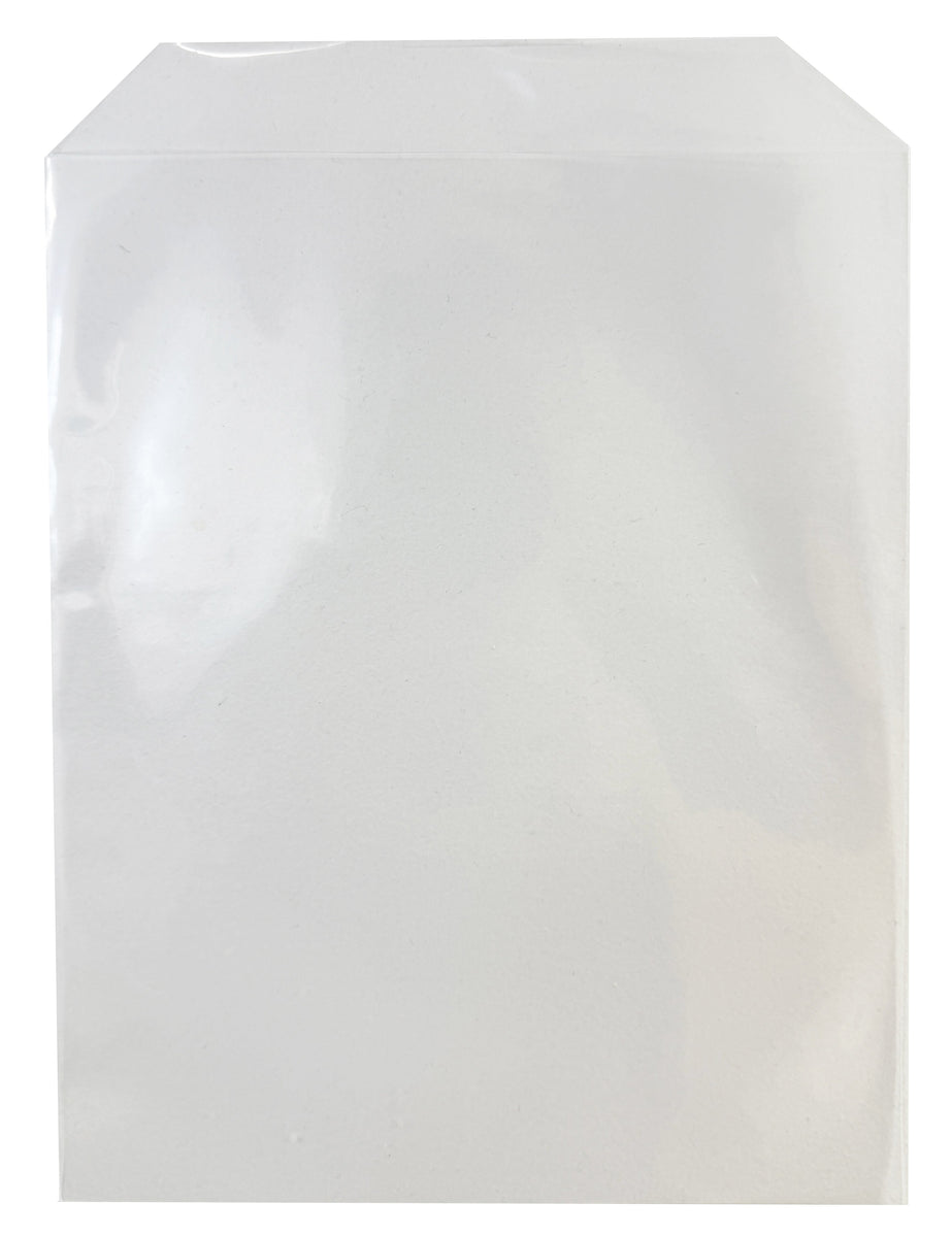 CPP Clear Plastic Sleeve with Flap 80g (Letter Size 8 1/2 x 11 ...