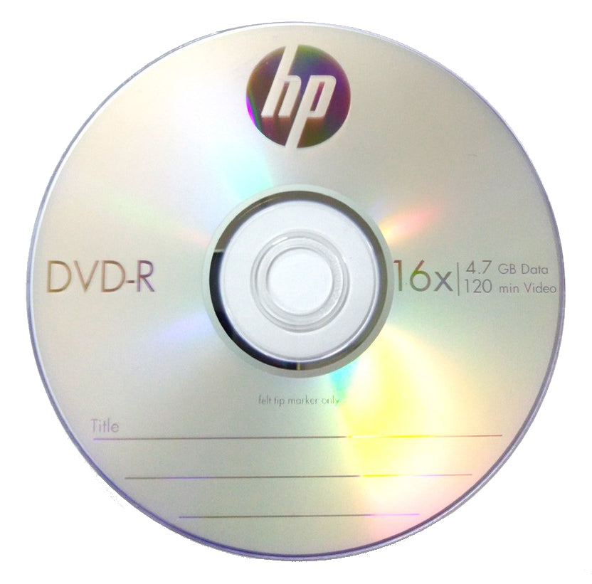 HP 16X DVD-R 4.7GB (HP Logo on Top) [Discontinued] – CheckOutStore.com