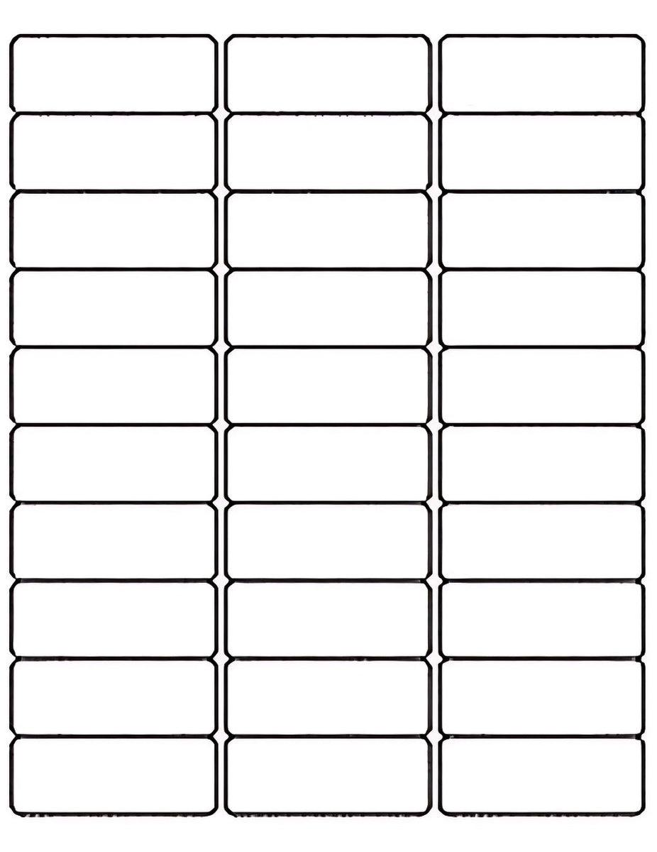 Address Labels 5160/8160 compatible (100 White Sheets 3,000 Labels) [D ...