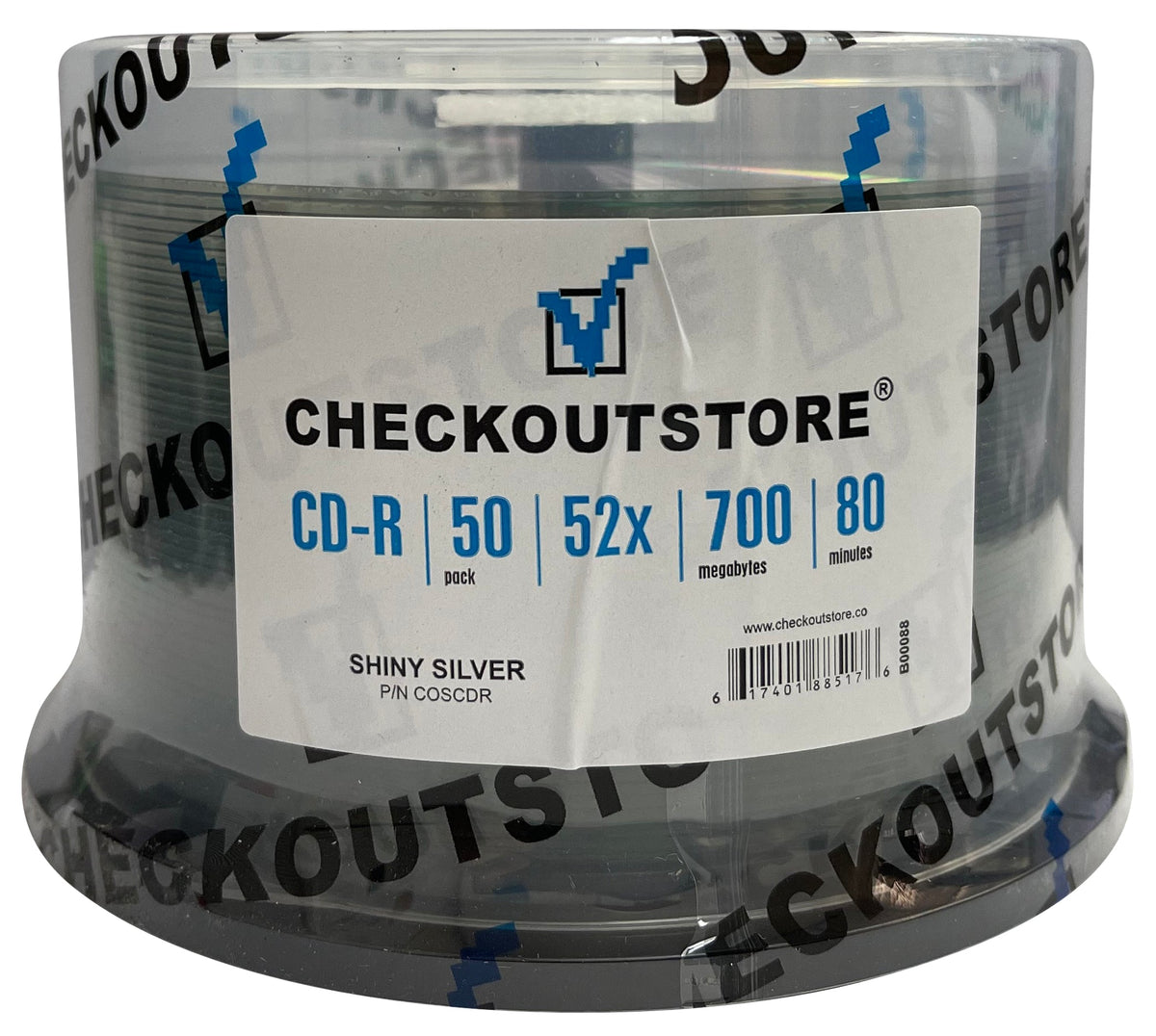 Grade A 52x CD-R 80min 700MB Shiny Silver [Discontinued ...