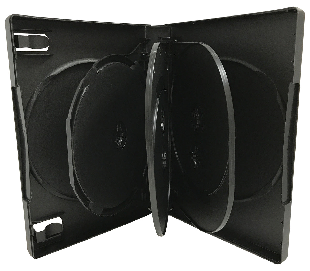 Black 7 Disc DVD Cases /w Patented M-Lock Hub [Discontinued ...
