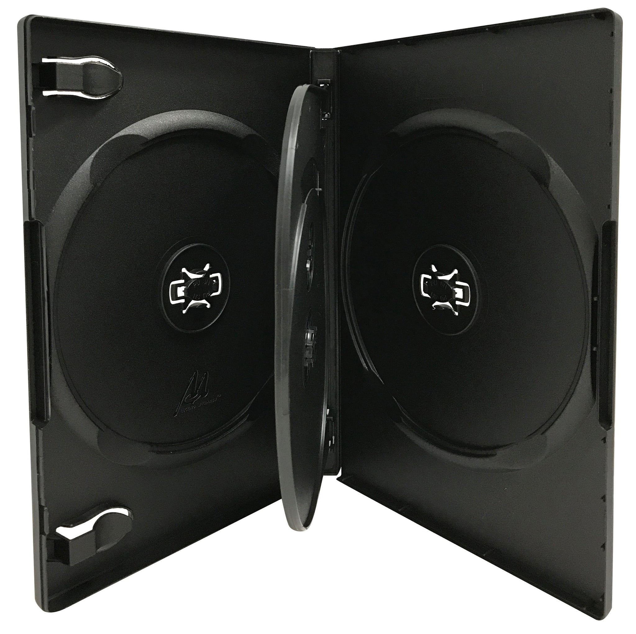 STANDARD Quad 4 Disc DVD Cases /w Patented M-Lock Hub [Discontinued ...