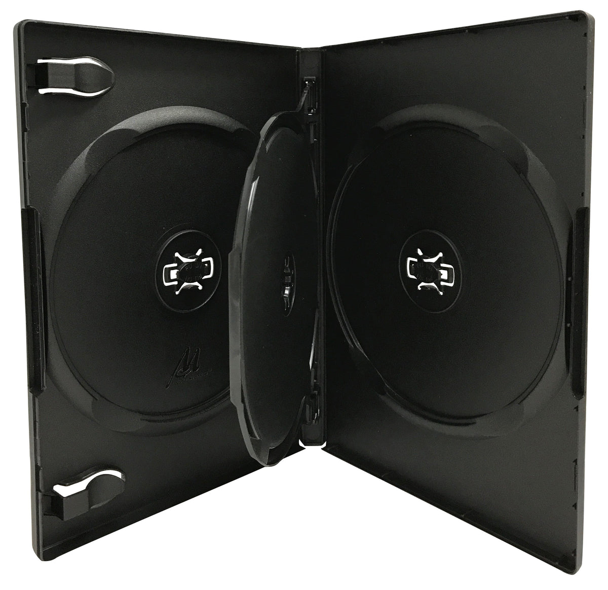 STANDARD Triple 3 Disc DVD Cases /w Patented M-Lock Hub [Discontinued ...