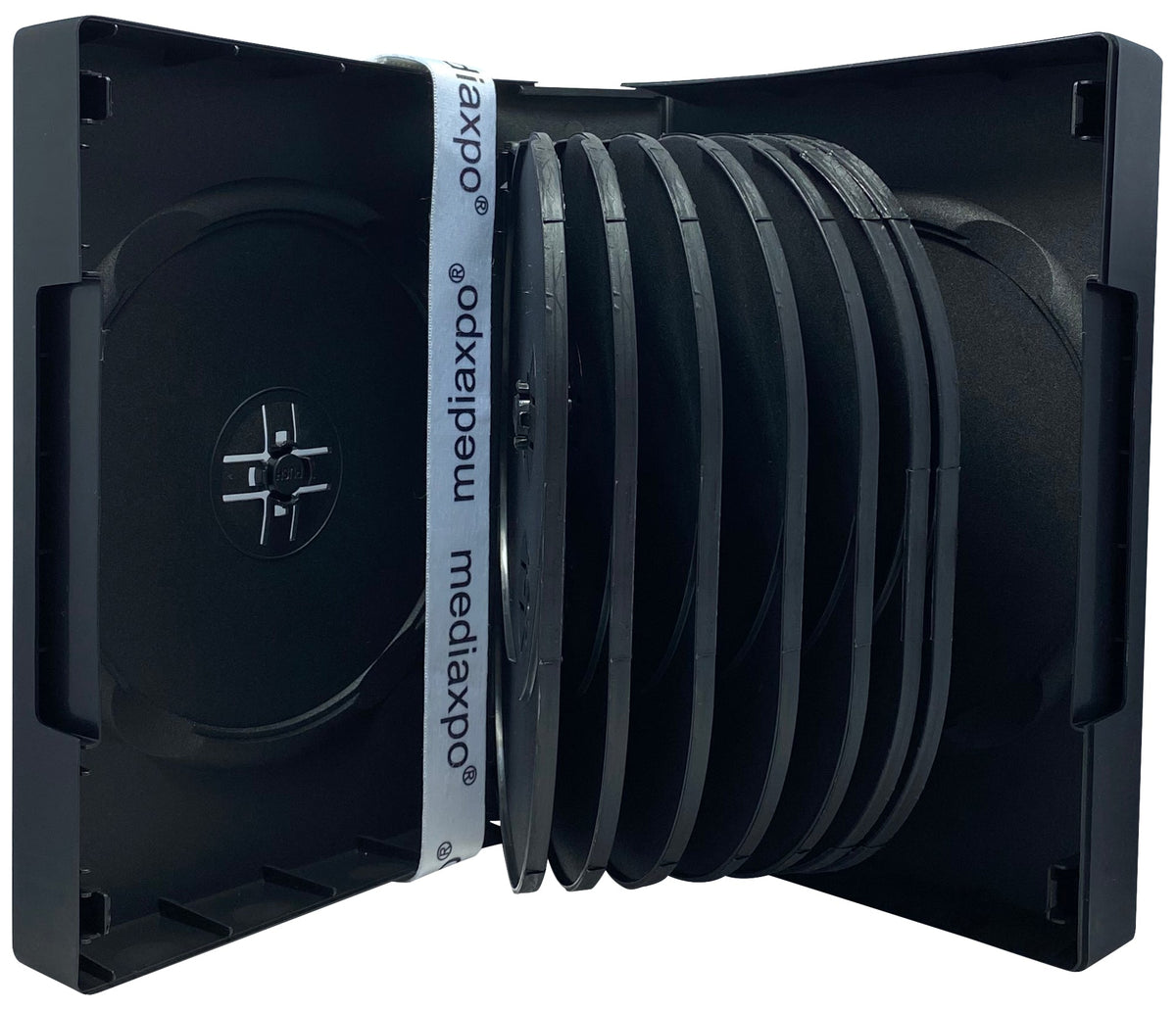 Black 16 Disc DVD Cases – CheckOutStore.com