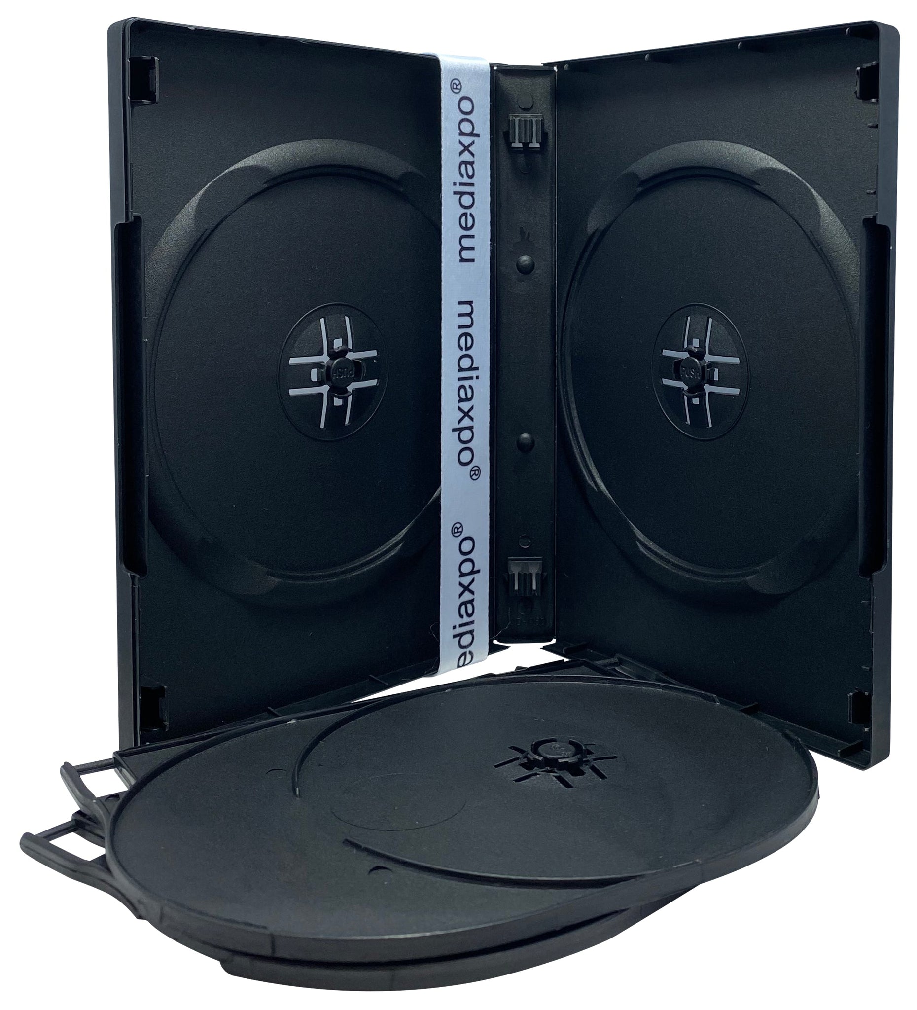 Black 5 Disc DVD Cases [Discontinued] – CheckOutStore.com