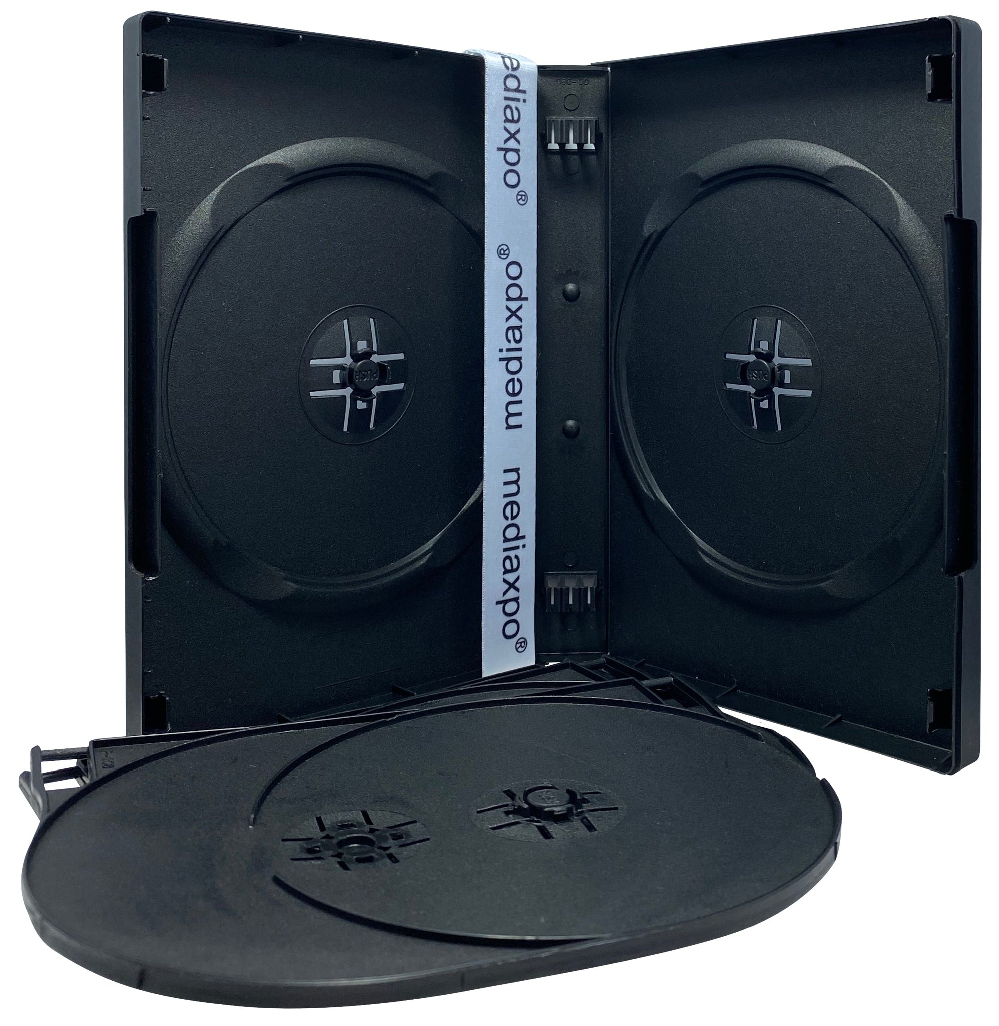 Black 7 Disc DVD Cases [Discontinued] – CheckOutStore.com