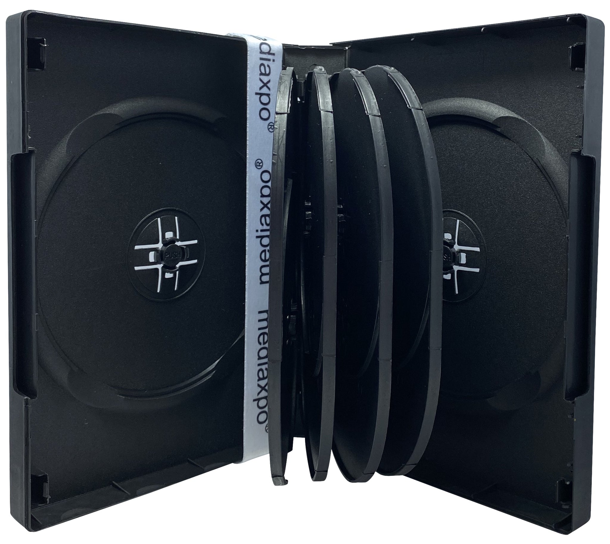 Black 9 Disc DVD Cases [Discontinued] – CheckOutStore.com