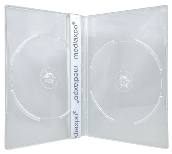 SLIM Clear Double DVD Cases 7MM – CheckOutStore.com