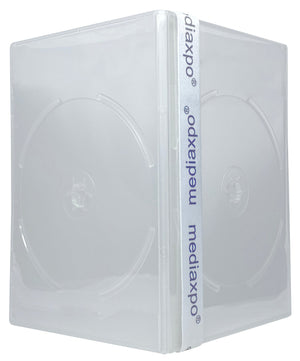 SLIM Clear Double DVD Cases 7MM – CheckOutStore.com