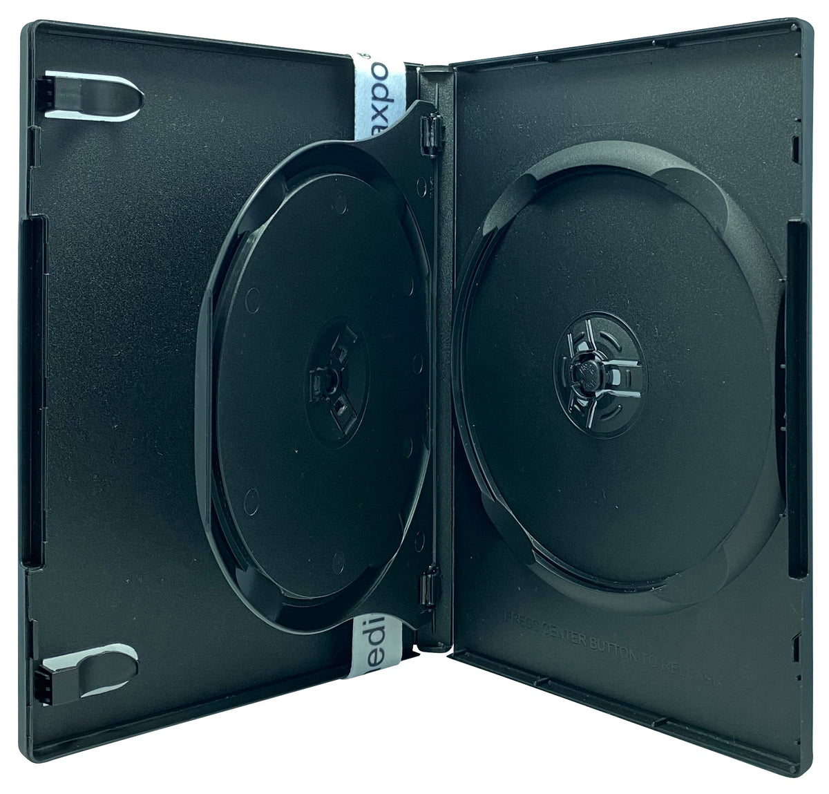 STANDARD Black Double DVD Cases with Inner Flap – CheckOutStore.com