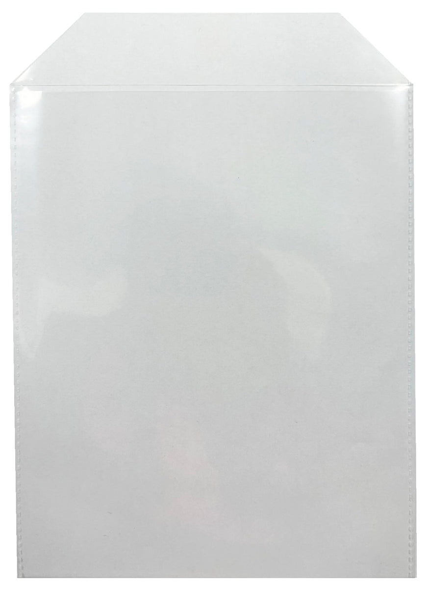 CPP Clear Plastic Sleeve with Flap 80g (Fits 14mm DVD Case Artwork) [D ...