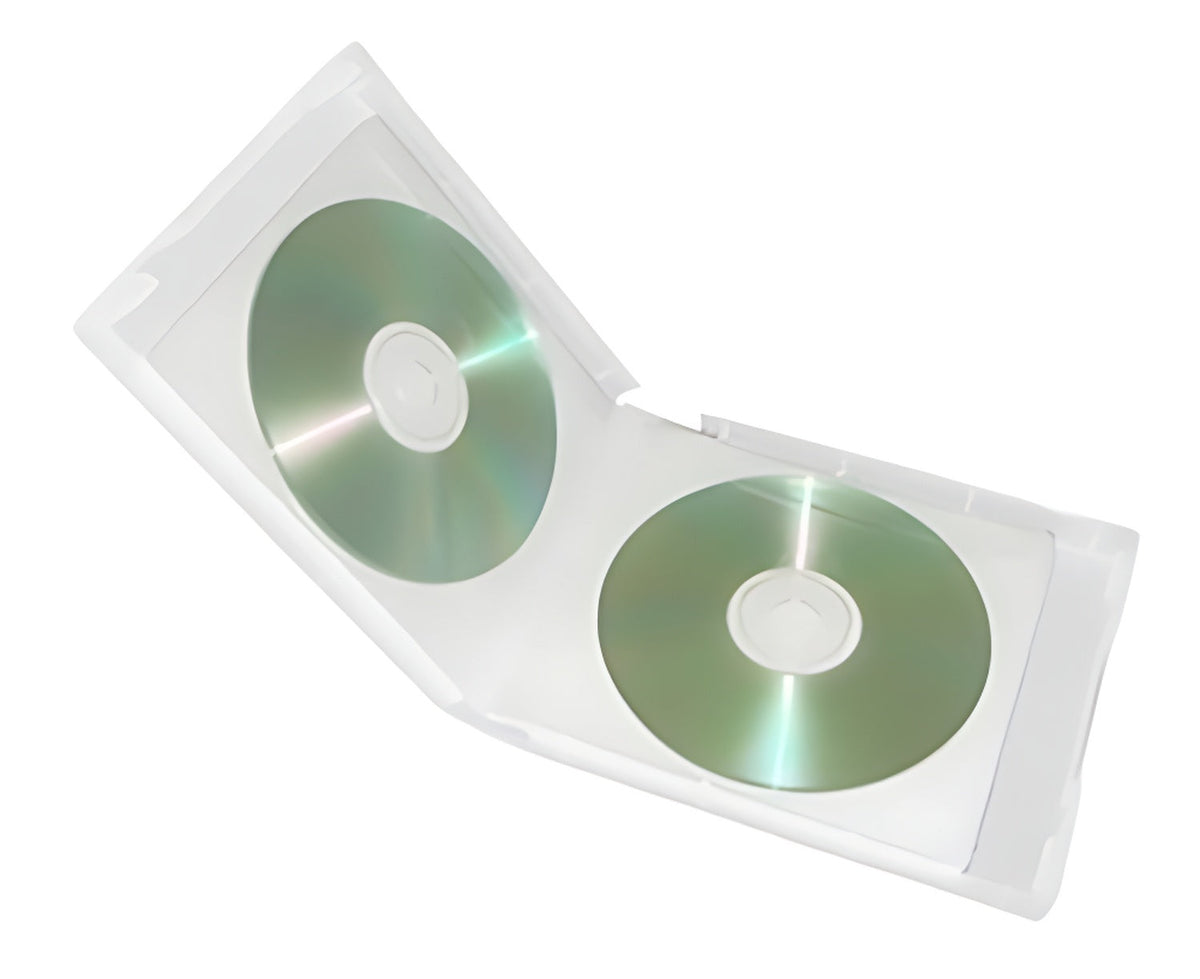 Clear 12 Discs CD/DVD Wallet PP Poly Binder Sleeve Audio Book Cases [D ...