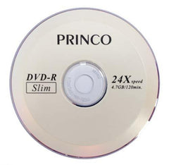 Princo 24X DVD-R 4.7GB Logo Top Slim [Discontinued] – CheckOutStore.com
