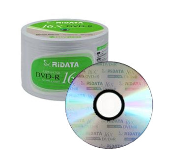 Ritek Ridata 16X DVD-R 4.7GB (RiData Logo on Top) [Discontinued ...