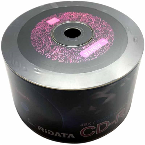 Ritek Ridata 48X Black Bottom CD-R 80min 700MB Digital Vinyl [Disconti ...
