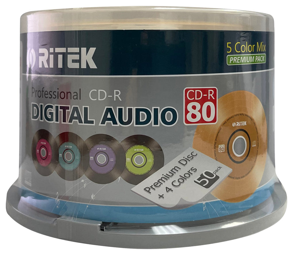 Ritek Ridata 52X CD-R 80min 700MB Color Digital Vinyl [Discontinued ...