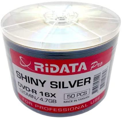 Ritek Ridata Pro 16X DVD-R 4.7GB Shiny Silver [Discontinued] – CheckOutStore.com