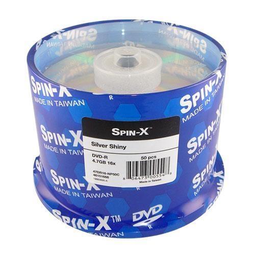 Spin-X 16X DVD-R 4.7GB Shiny Silver [Discontinued] – CheckOutStore.com